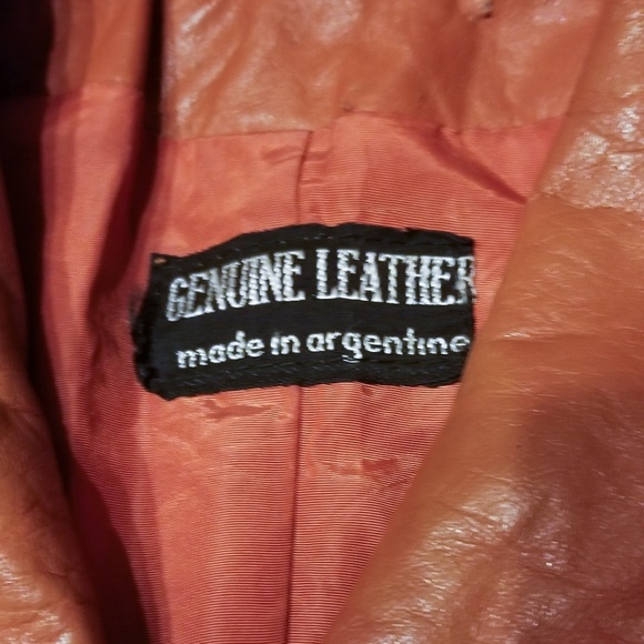 Jackets & Coats | Vintage Authenic Red Leather Jacket | Poshmark